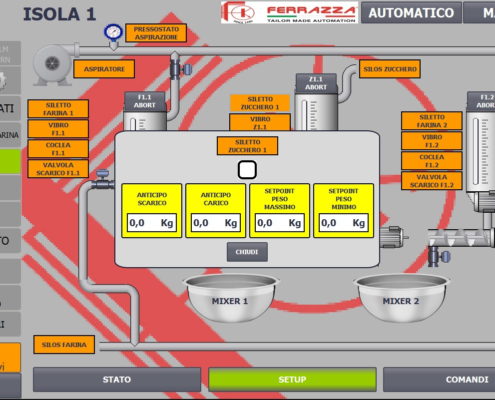 SCADA system for food and beverage by Ferrazza Industrial Automation
